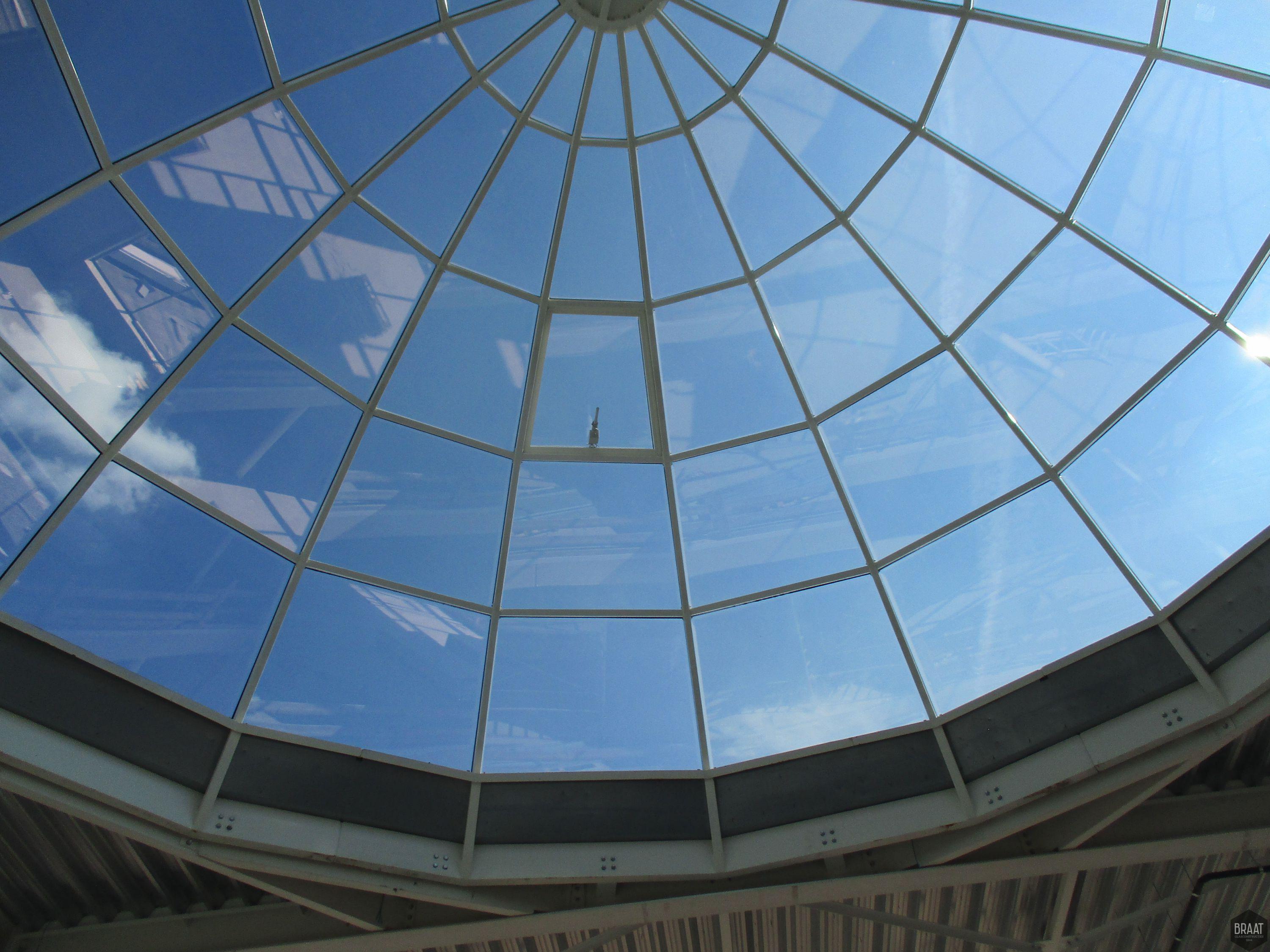 Glazen koepelconstructie | Braat glasconstructies 1844