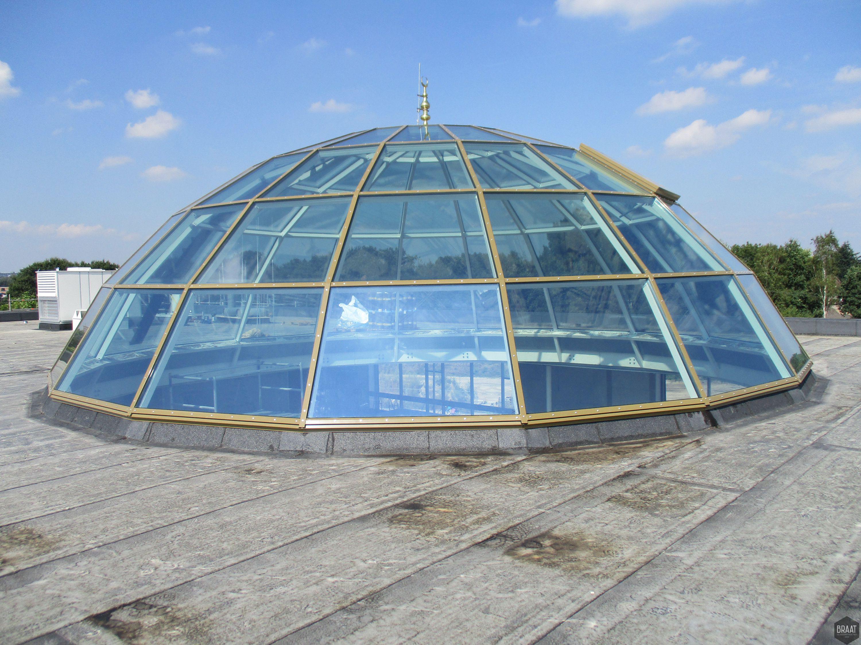 Glazen koepelconstructie | Braat glasconstructies 1844